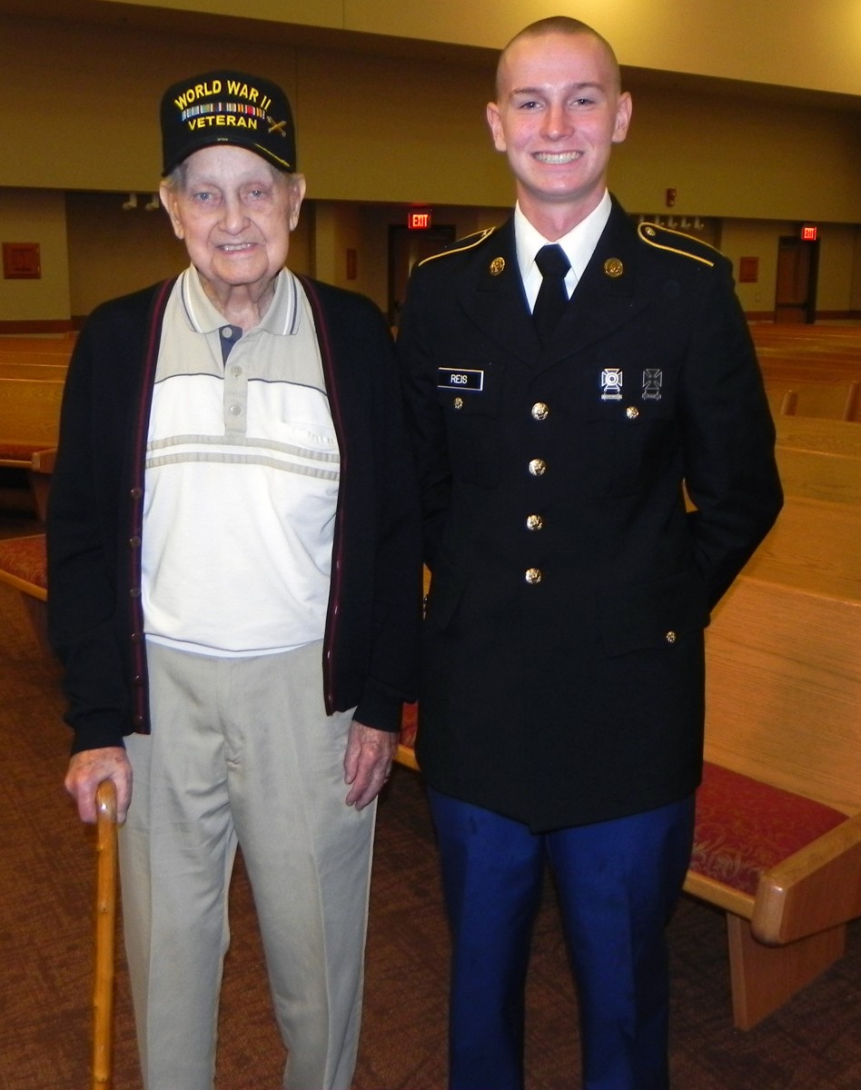 Basic combat training graduation pulls family members from WWII to Gen ...