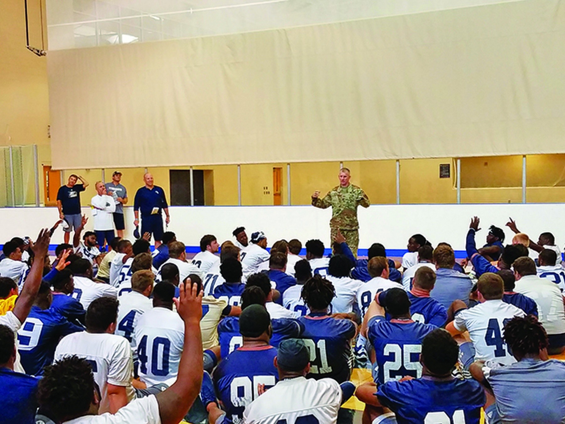 HAAF Garrison Commander inspires GSU football | Article | The United ...