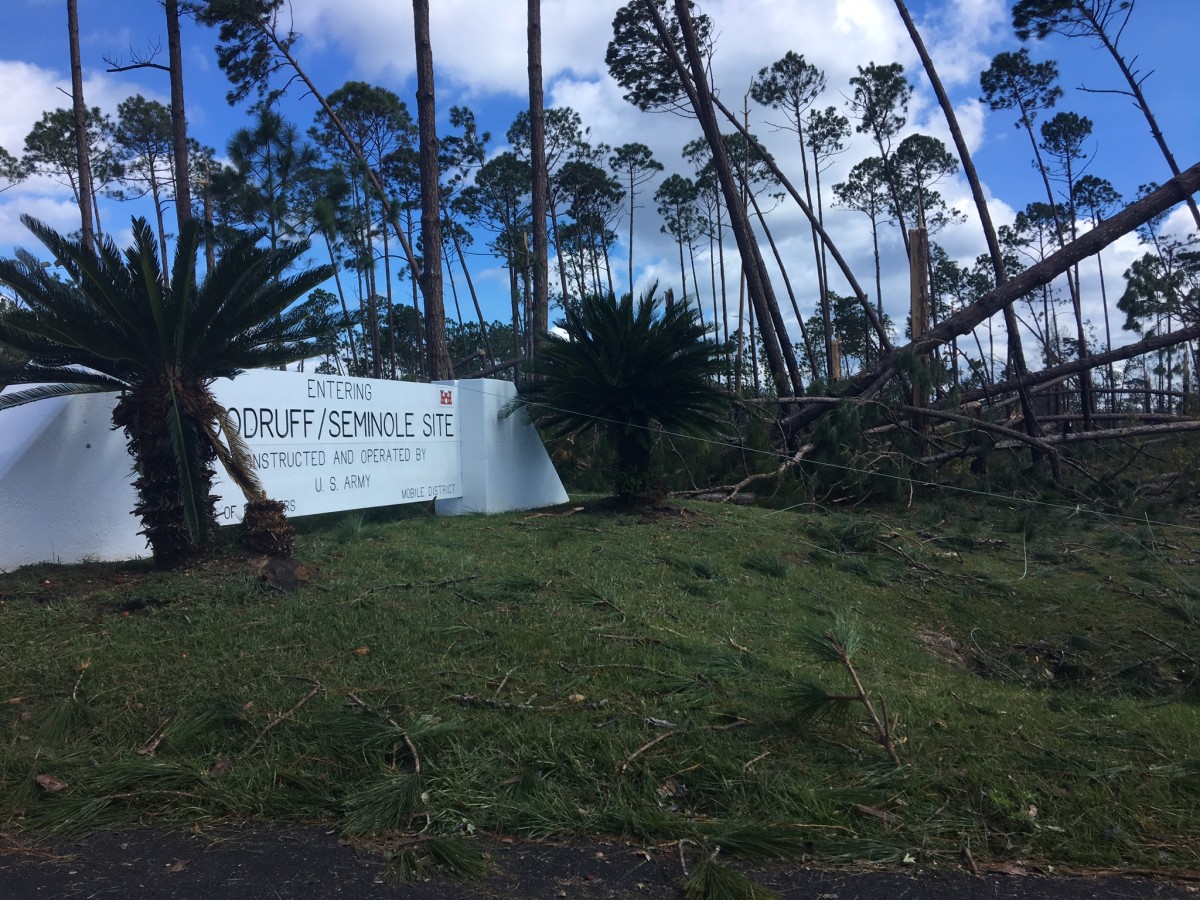 Jim Woodruff Lock & Dam Survives Ground Zero from Hurricane Michael ...