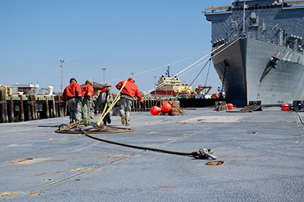 The 7th Transportation Brigade (Expeditionary) executes LOTS at ...