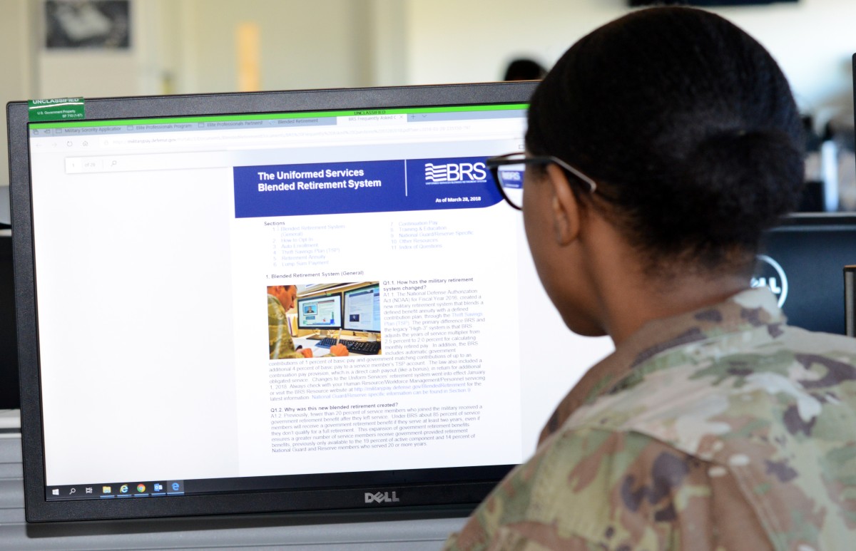 Time running out to opt into Blended Retirement System | Article | The ...