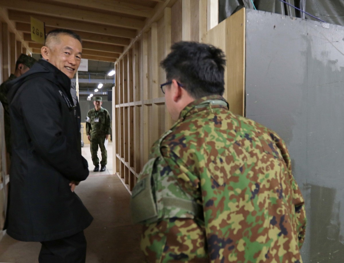 Japan Ground Self Defense Force official visits Yama Sakura 75 ...