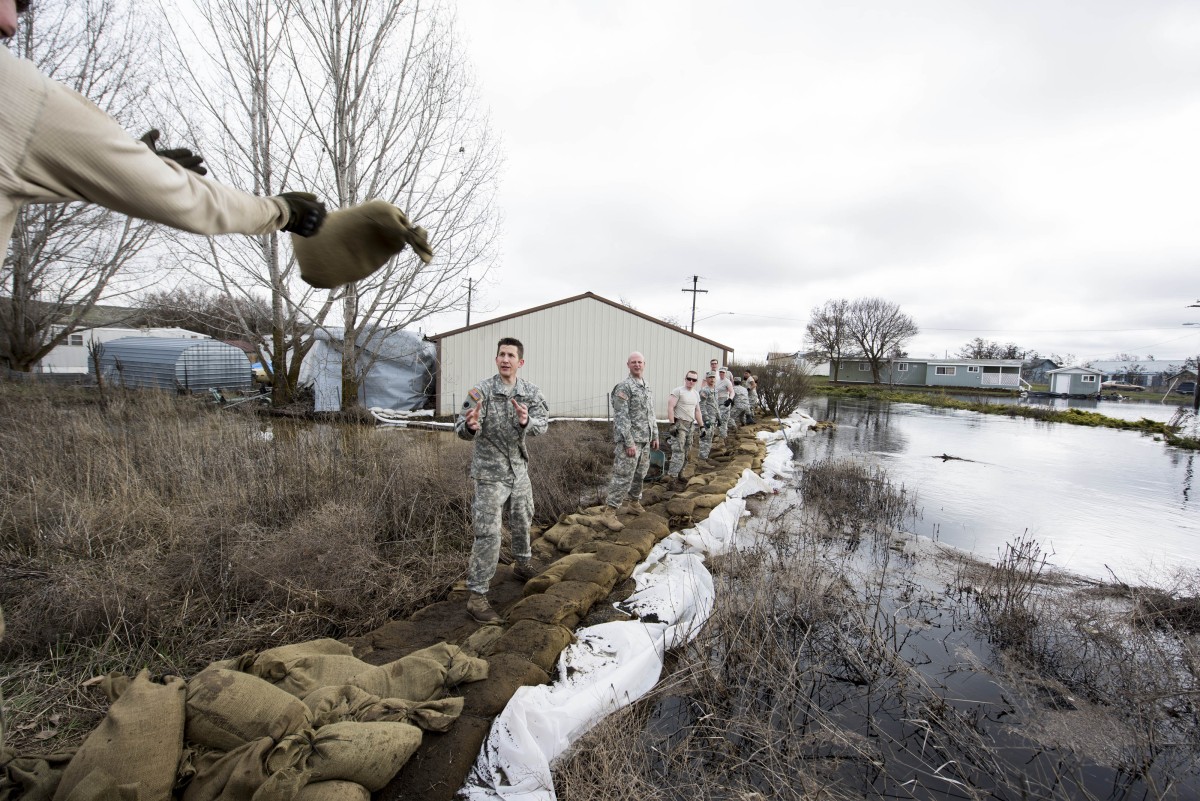 Guard teams up with state resources to prep for flooding | Article ...