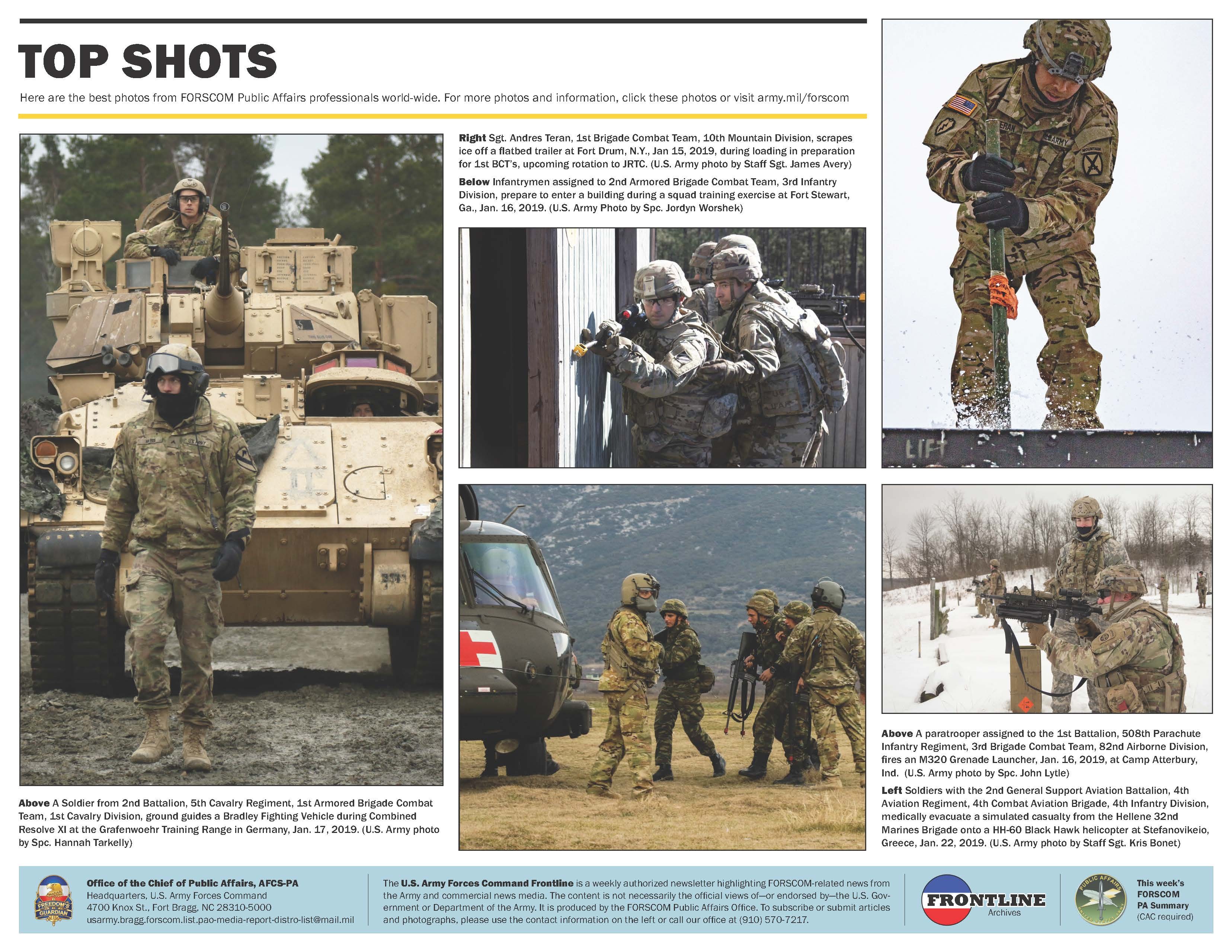 FORSCOM Frontline - Feb. 1, 2019 | Article | The United States Army
