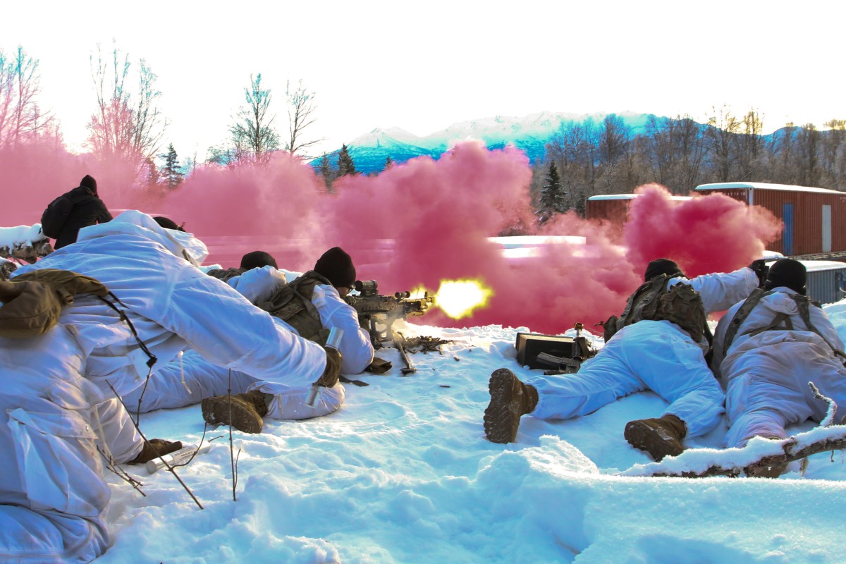 Geronimo trains in snow | Article | The United States Army