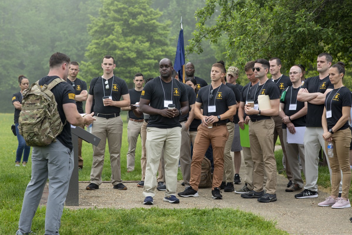 NCNG OCS students learn leadership by studying historical battles ...