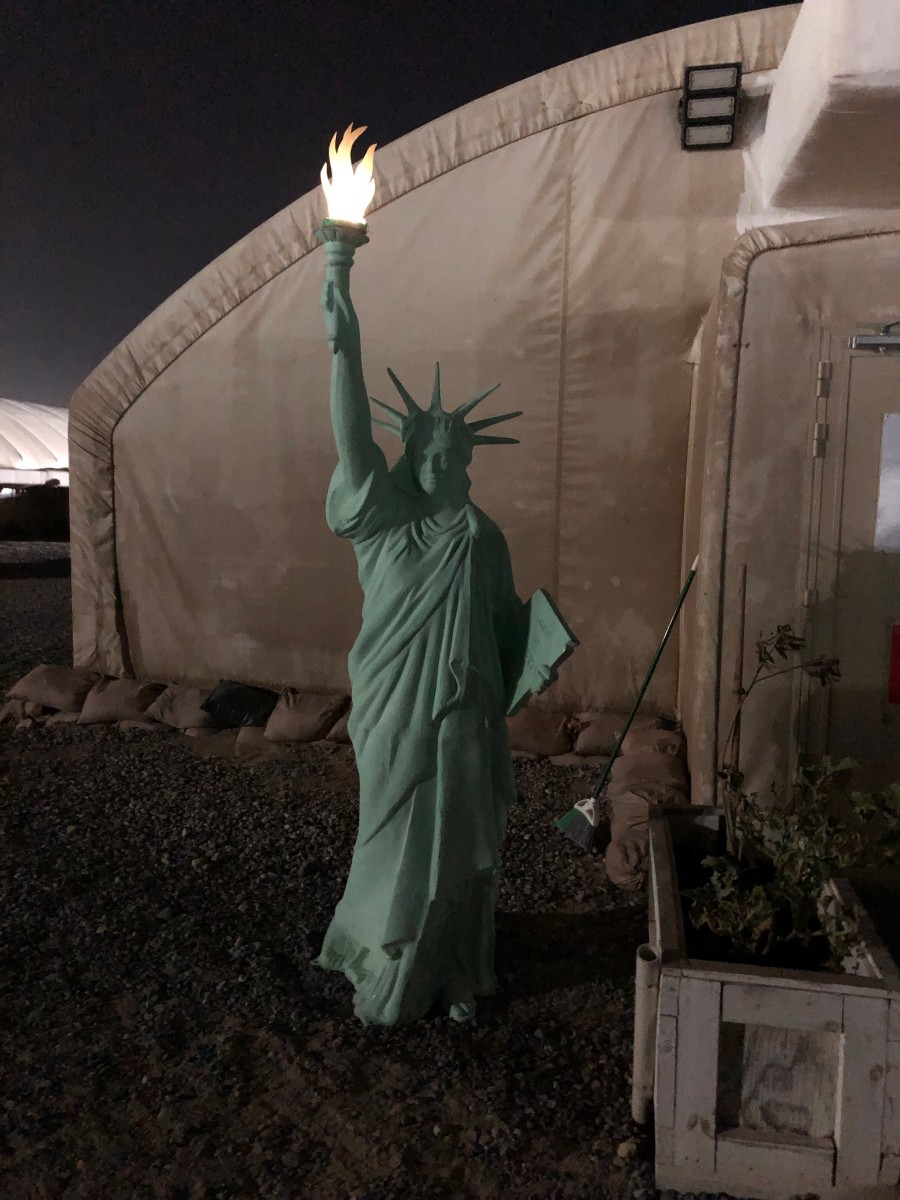 Lady Liberty Arrives in Camp Arifjan, Kuwait, Reunited With Her ...