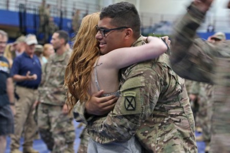 Crying Soldiers Coming Home From War