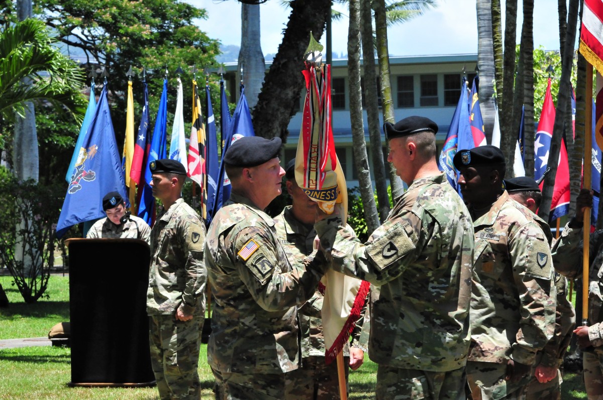 402nd AFSB farewells Brookie during a change of command ceremony ...