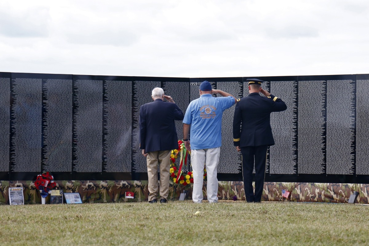 Memorial service held at Moving Wall display on Sackets Harbor ...