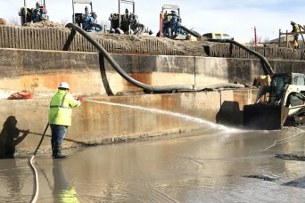 John Martin Dam's concrete stilling basin in excellent condition ...