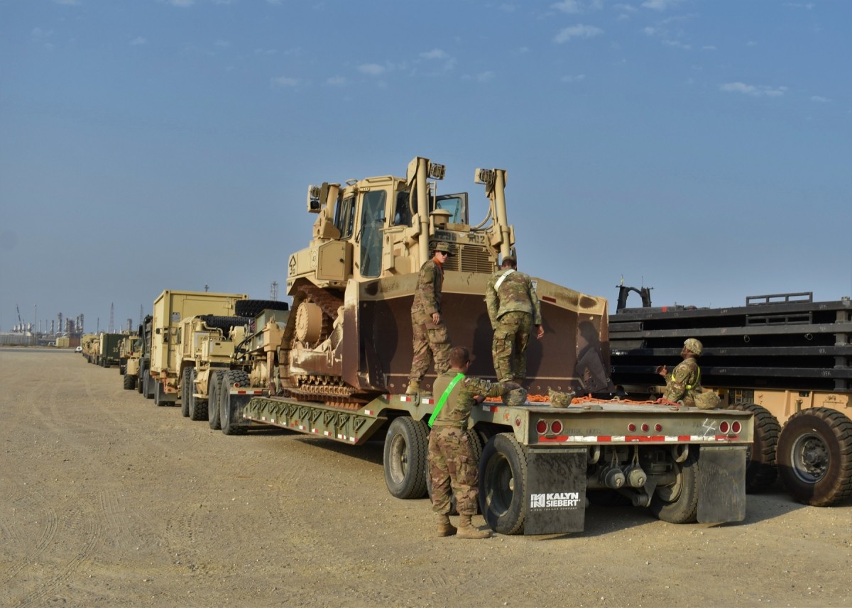 30th Armored Brigade Combat Team reunites with equipment in Kuwait ...