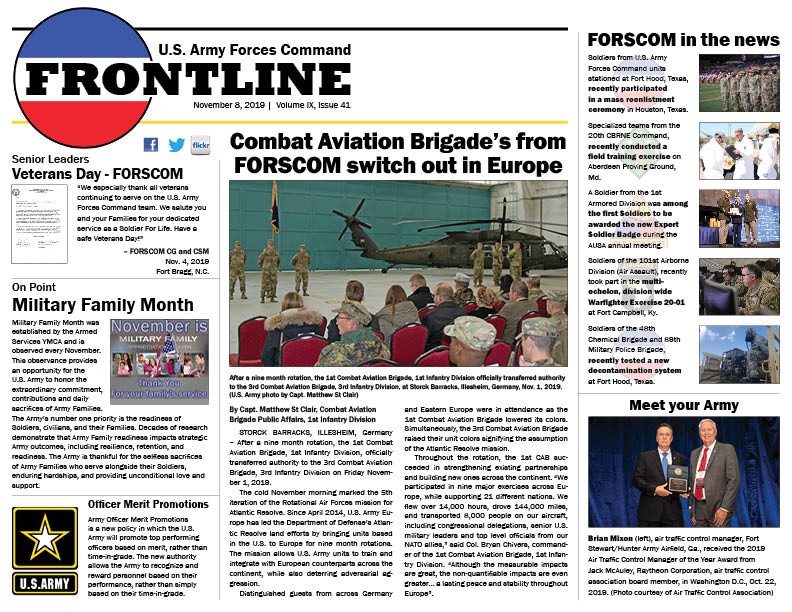 FORSCOM FRONTLINE | Article | The United States Army