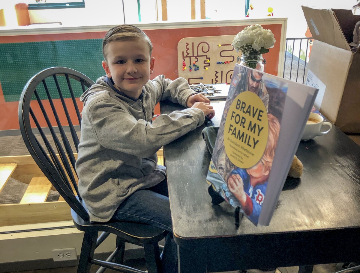 Military child writes book on coping with deployments, dad illustrates ...