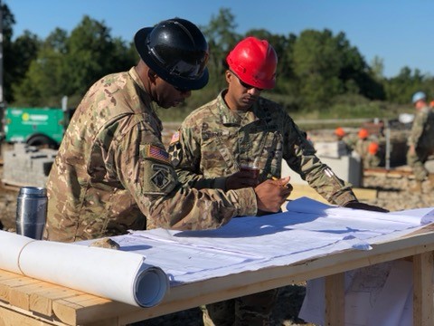 Range used by 19th Engineer Battalion for explosives training also ...