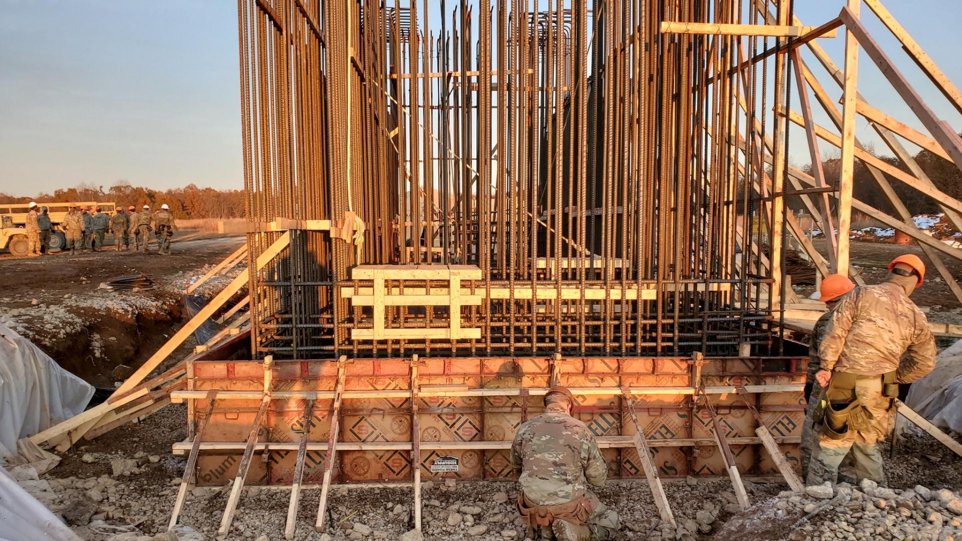 Range used by 19th Engineer Battalion for explosives training also ...