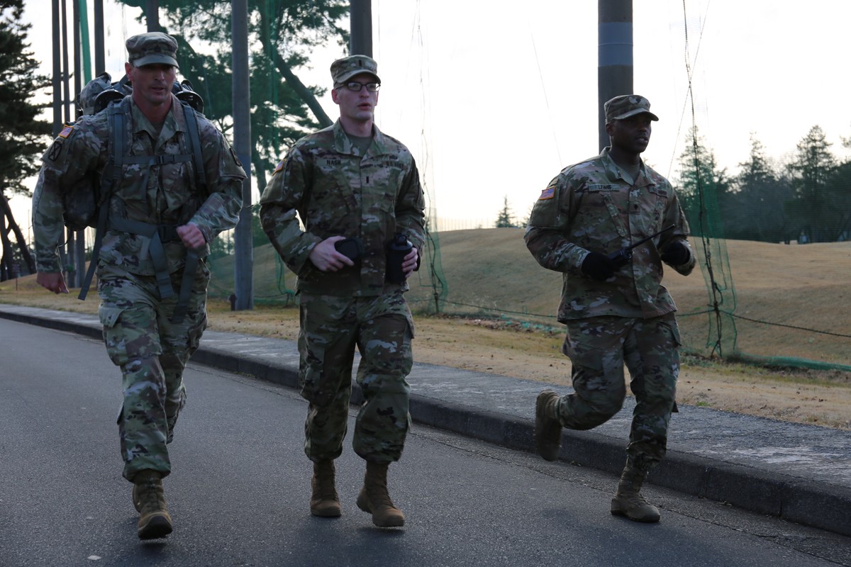 Camp Zama service members commemorate MLK Day with 54-mile march ...