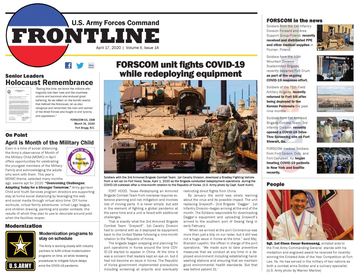 FORSCOM FRONTLINE | Article | The United States Army