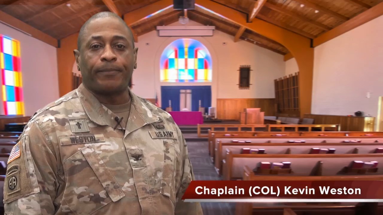 Good Friday with Chaplain (Col.) Kevin Weston and Chaplain (Maj.) Paul ...