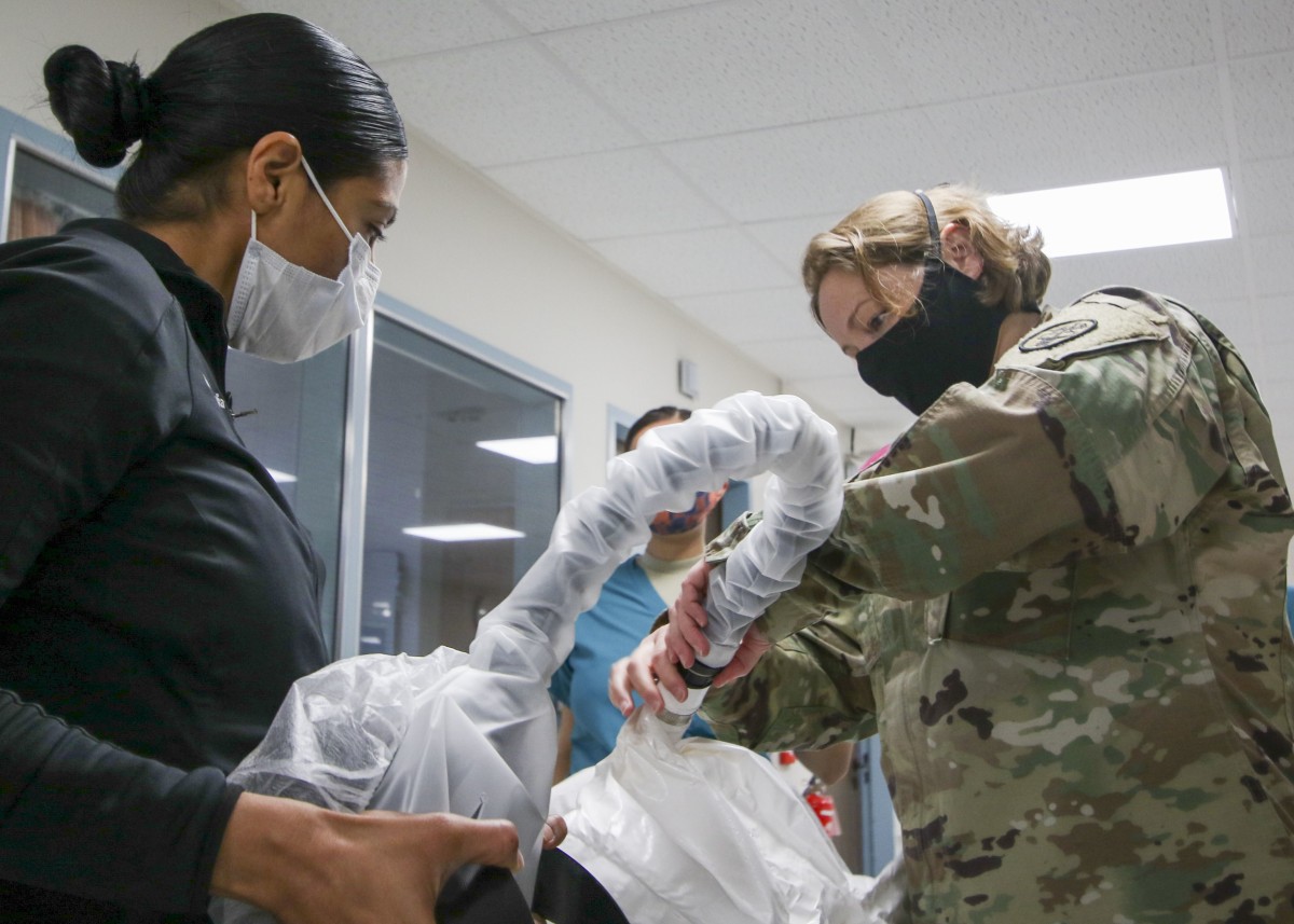 LRMC medical staff advance COVID-19 patient care with PAPR training ...