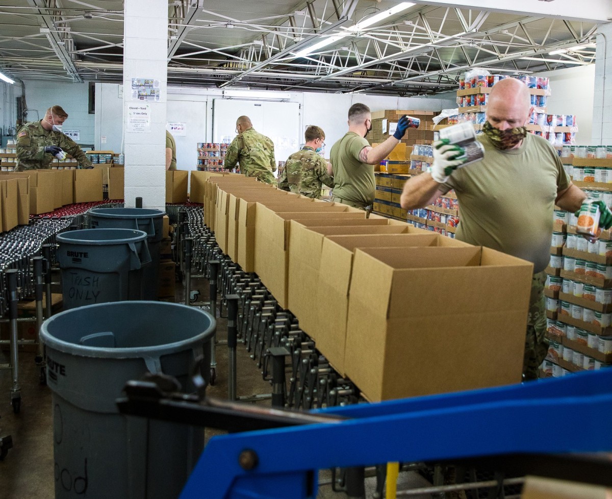 Michigan National Guard helps boost food bank distribution | Article ...