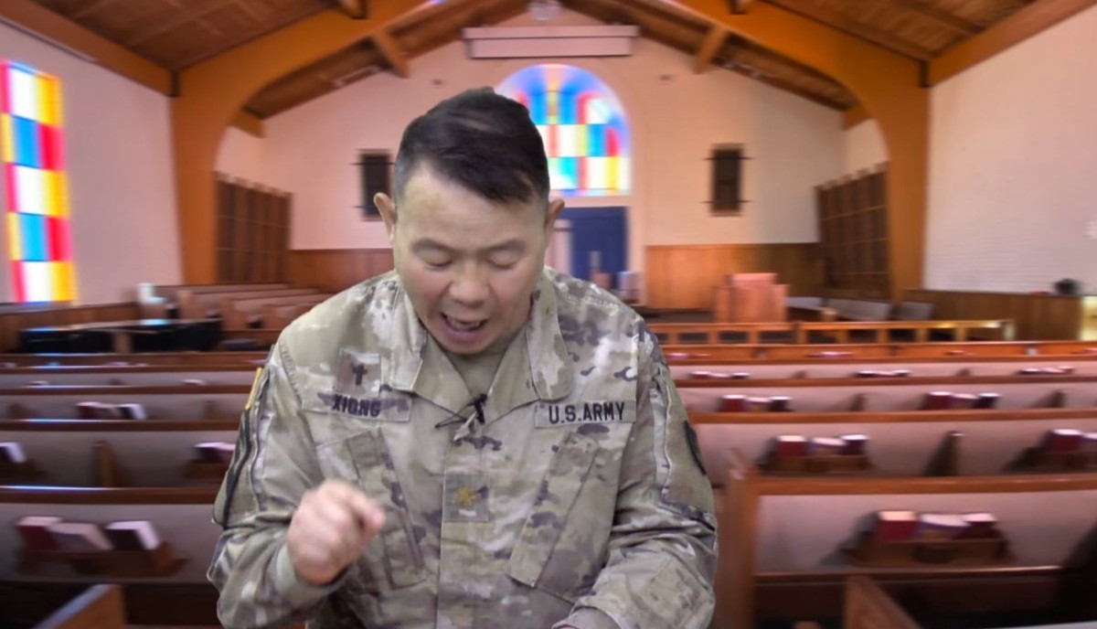 A virtual chapel service with Chaplain (Maj.) Yan Xiong | Article | The ...