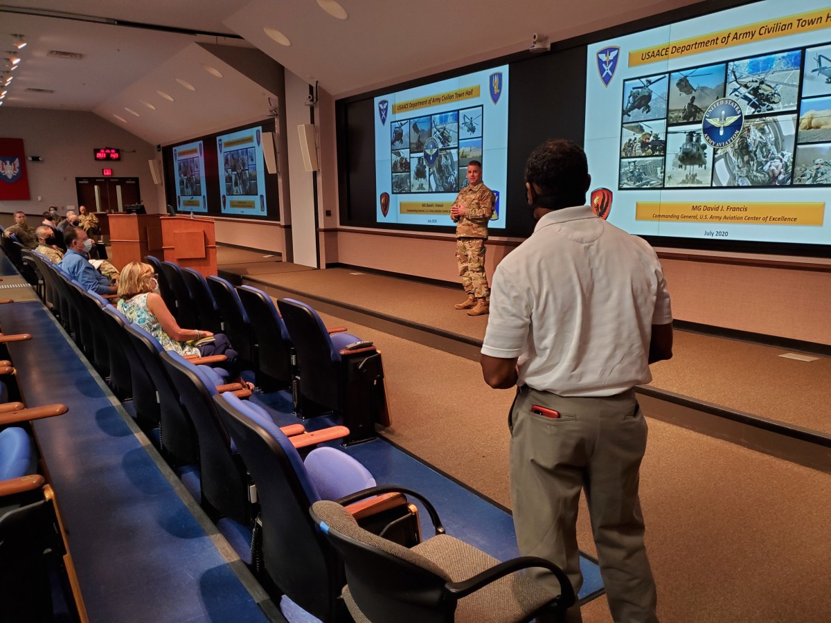 People, mission take priority at USAACE civilian employee town hall ...