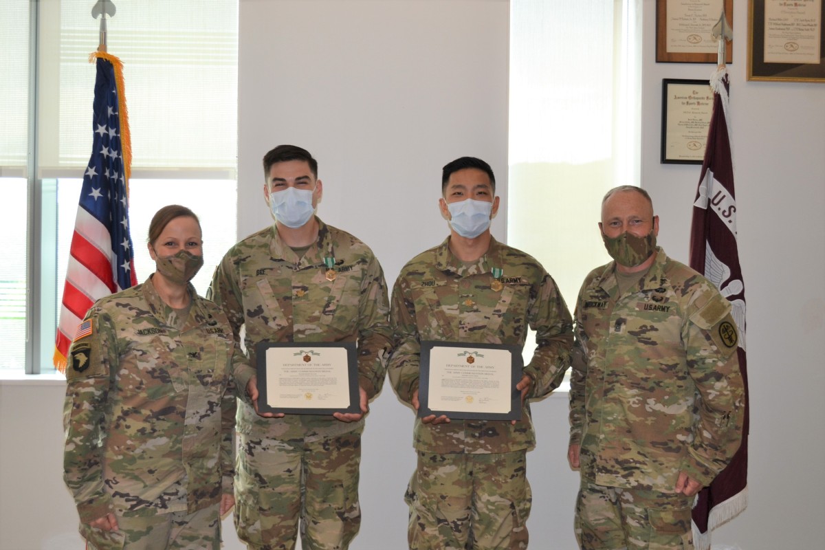 MAJs Gee, Zhou graduate from West Point’s Sports Medicine Fellowship ...