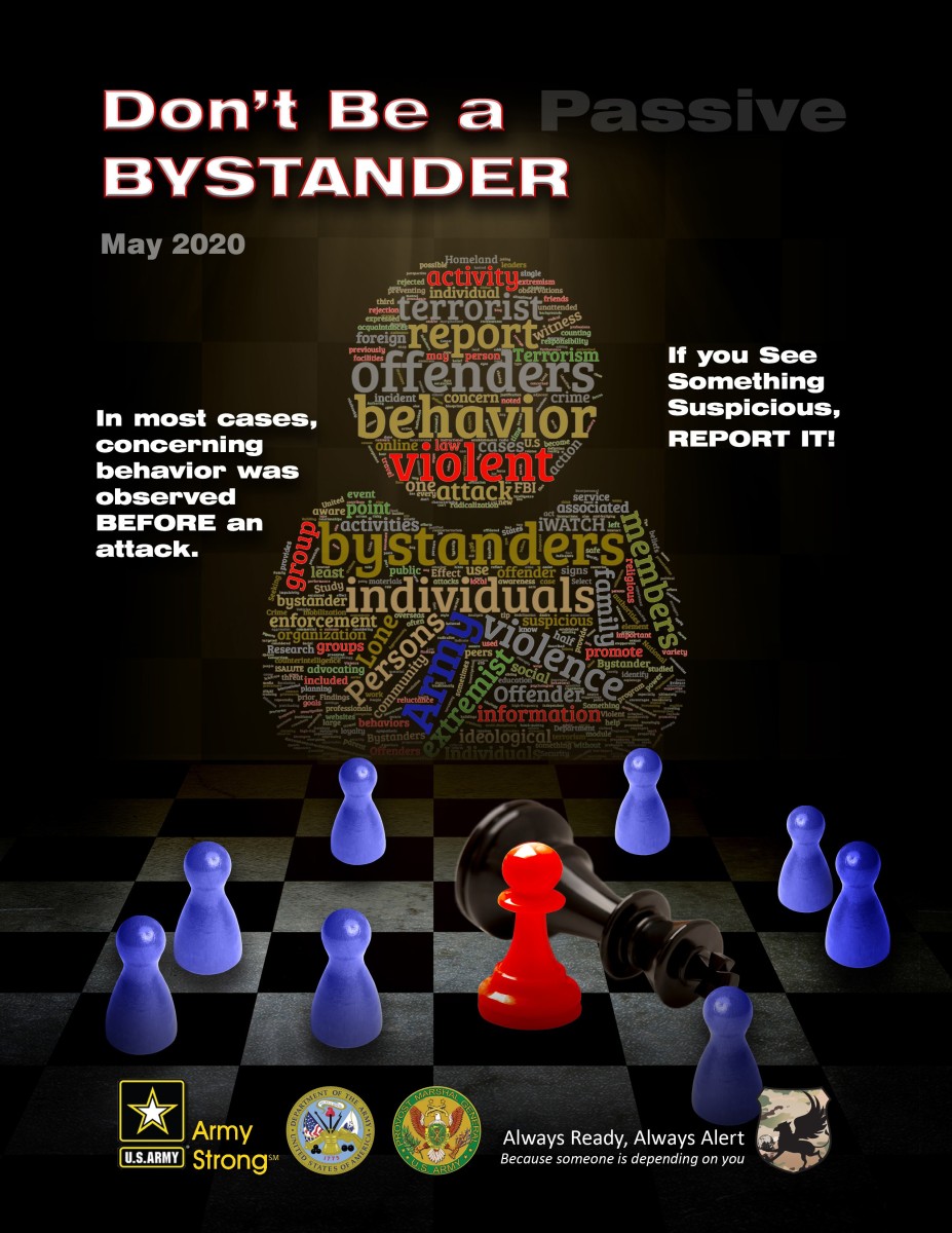 Don’t be a bystander, report suspicious activity | Article | The United ...
