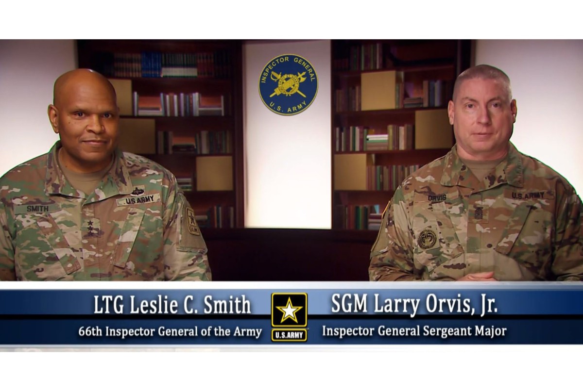 The Army Inspector General and Sergeant Major address IGs | Article ...