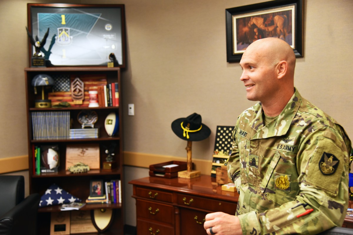 Putting some Hart into it - 1st Space Brigade command sergeant major ...