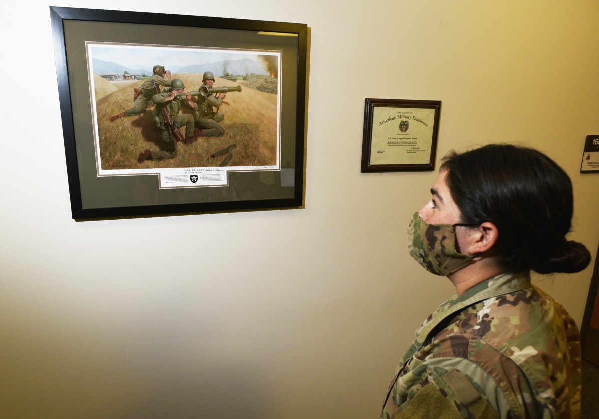 Keeping engineer history alive: New print at Engineer School depicts ...