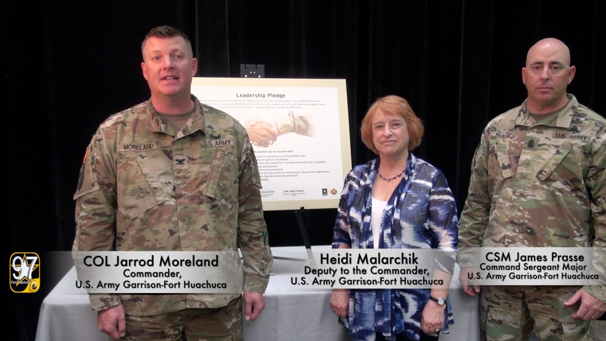 Fort Report: Garrison leaders renew their commitment to the IMCOM ...