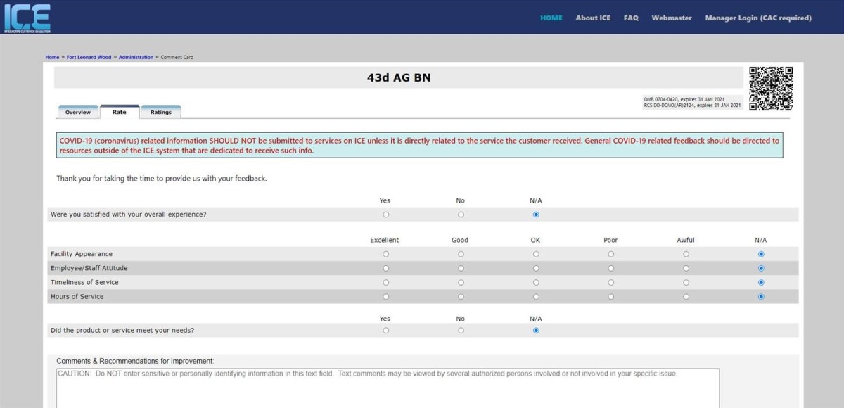 Interactive Customer Evaluation provides outlet for feedback | Article ...