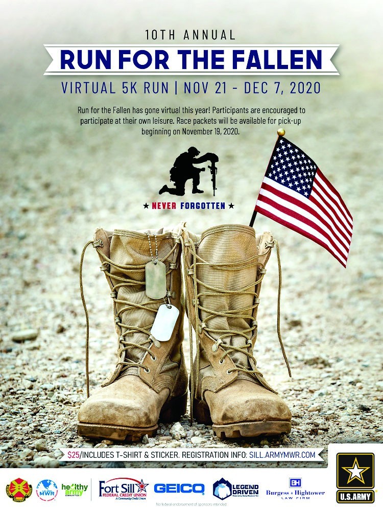 Fort Sill’s Run for Fallen goes virtual, registration still open ...