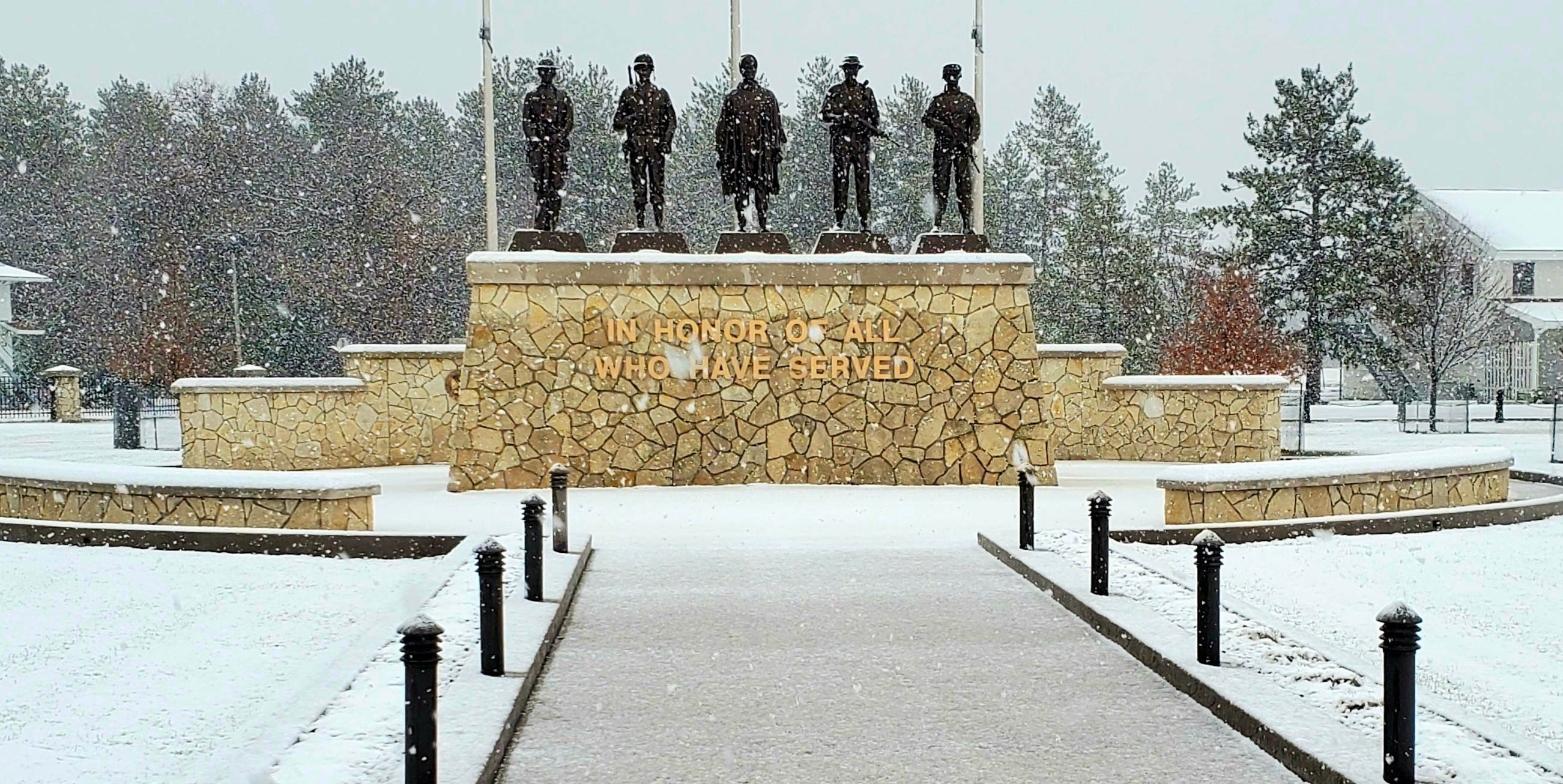 Snowy Day at Fort McCoy's Commemorative Area | Article | The United ...