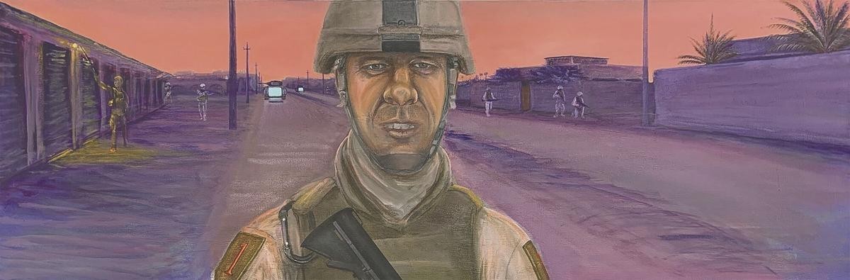 Workhouse Military Artist in Residence reflects Iraq combat in oil ...