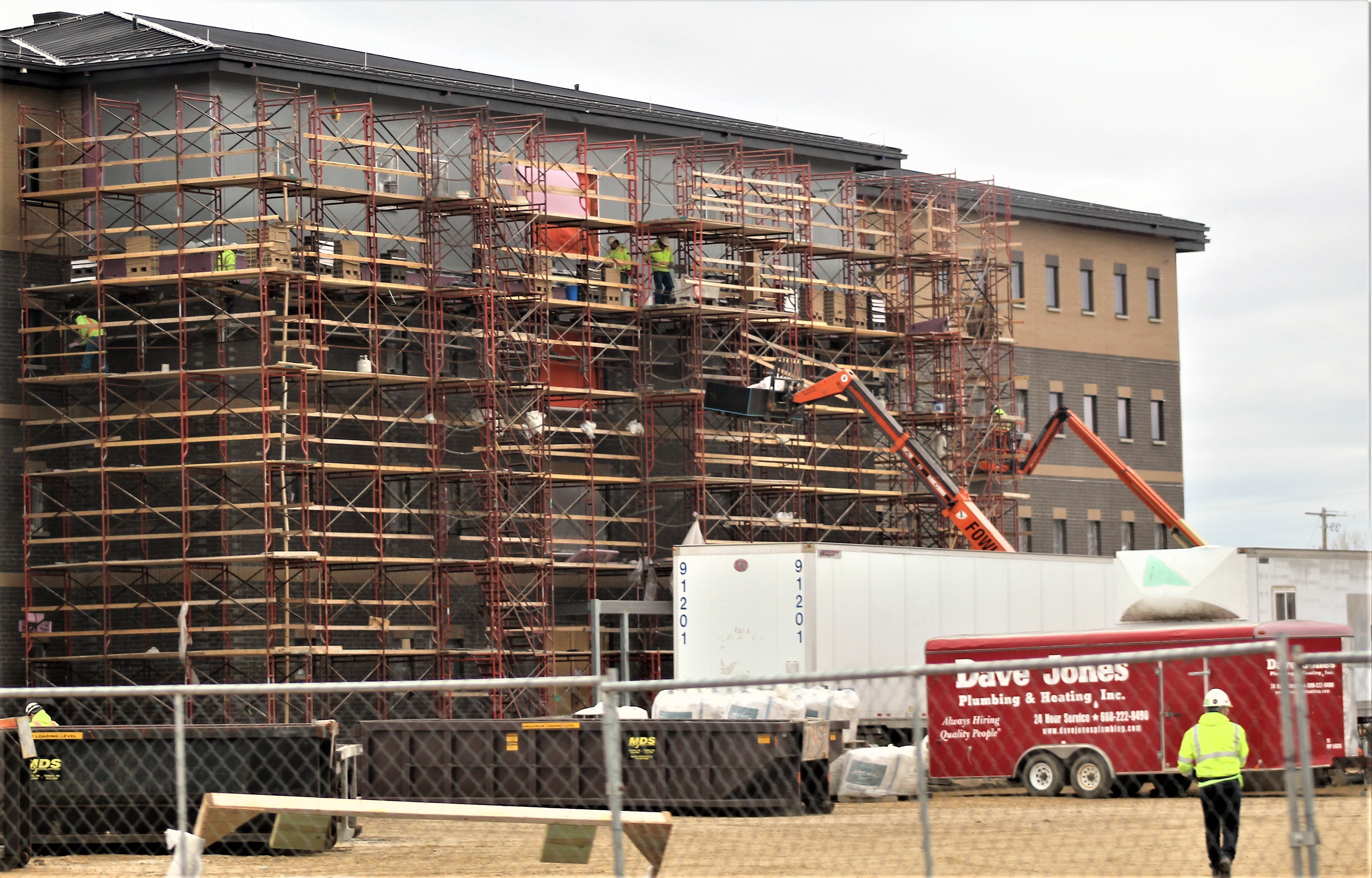 First Fort McCoy transient training barracks construction project ...