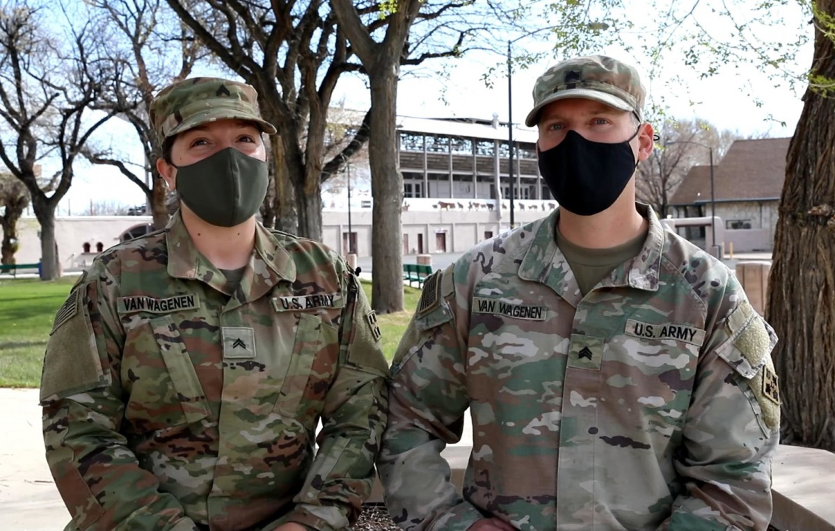 Married U.S. Army Combat Medics Support Federal Vaccination Efforts in ...