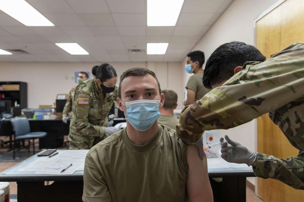 JRTC and Fort Polk Soldiers line up for COVID-19 Vaccine | Article ...