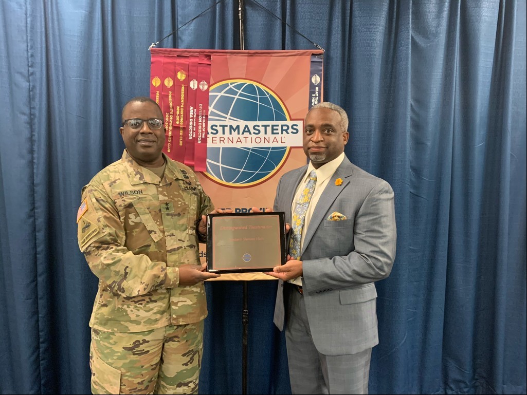 RTC chief honored as Distinguished Toastmaster | Article | The United ...