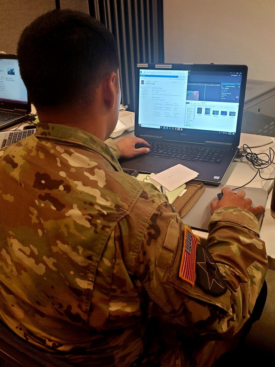 HHC, 449th CAB trains on the Command Post Computing Environment ...