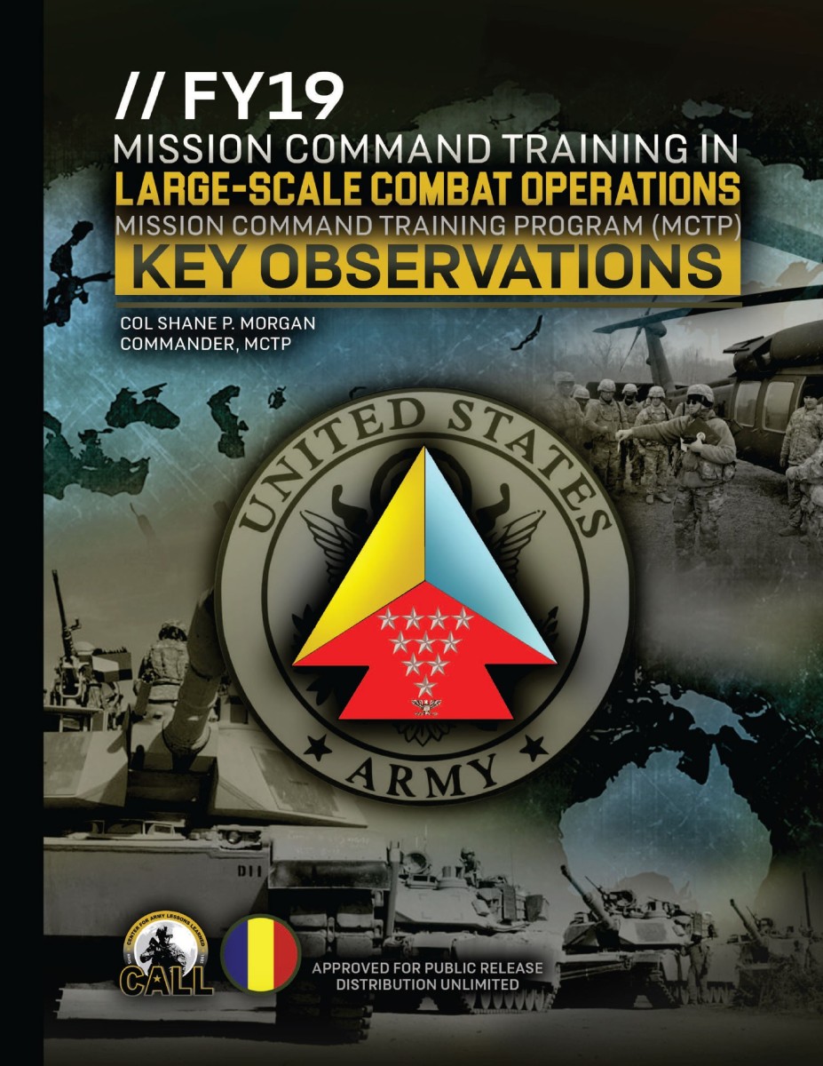 20-15 - FY19 Mission Command Training in Large-Scale Combat Operations ...