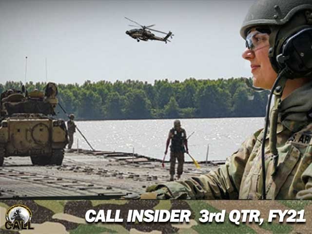 CALL Insider Newsletter 3rd QTR, FY21 | Article | The United States Army