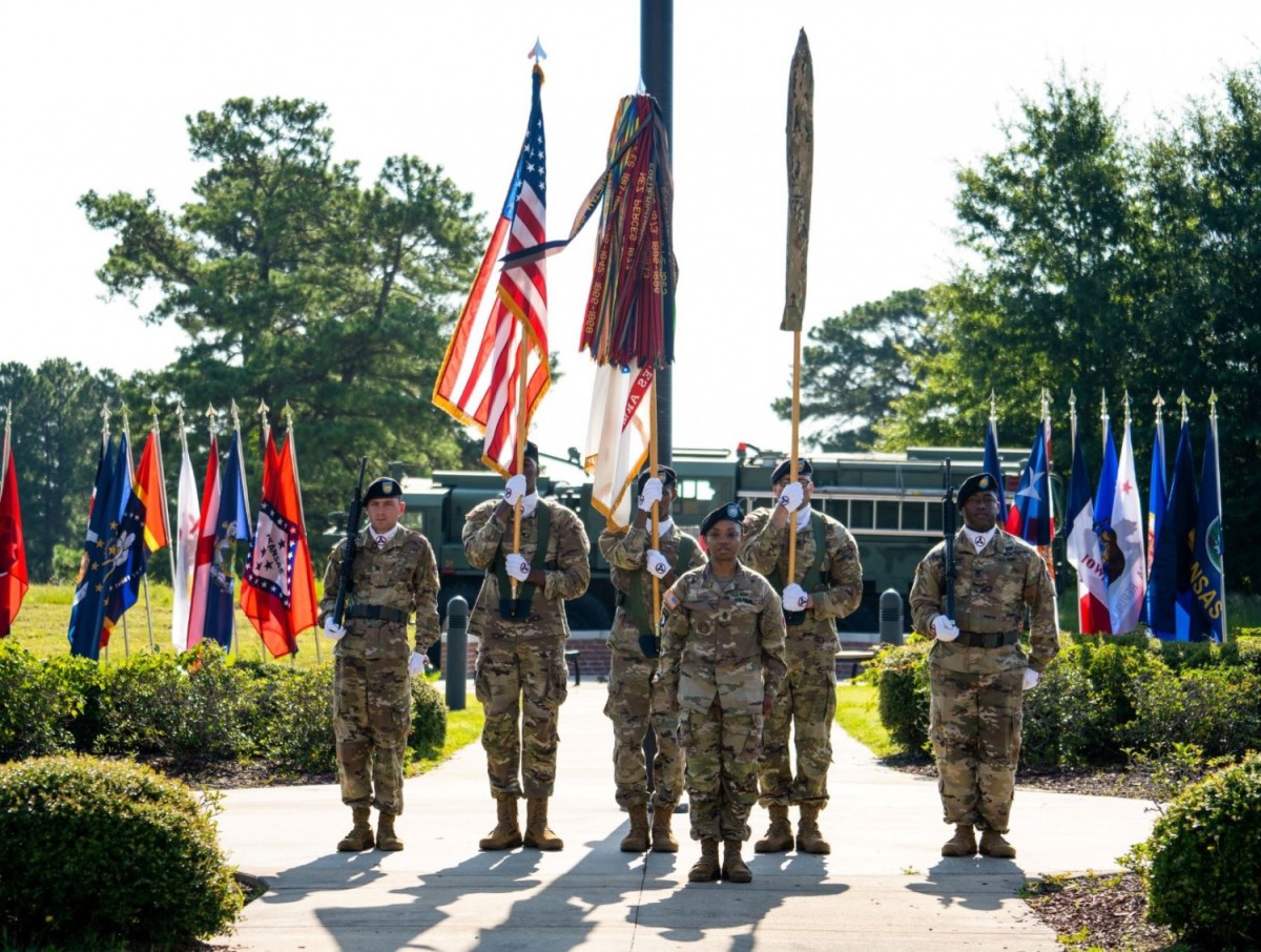 3rd Expeditionary Sustainment Command Cases its Colors | Article | The ...