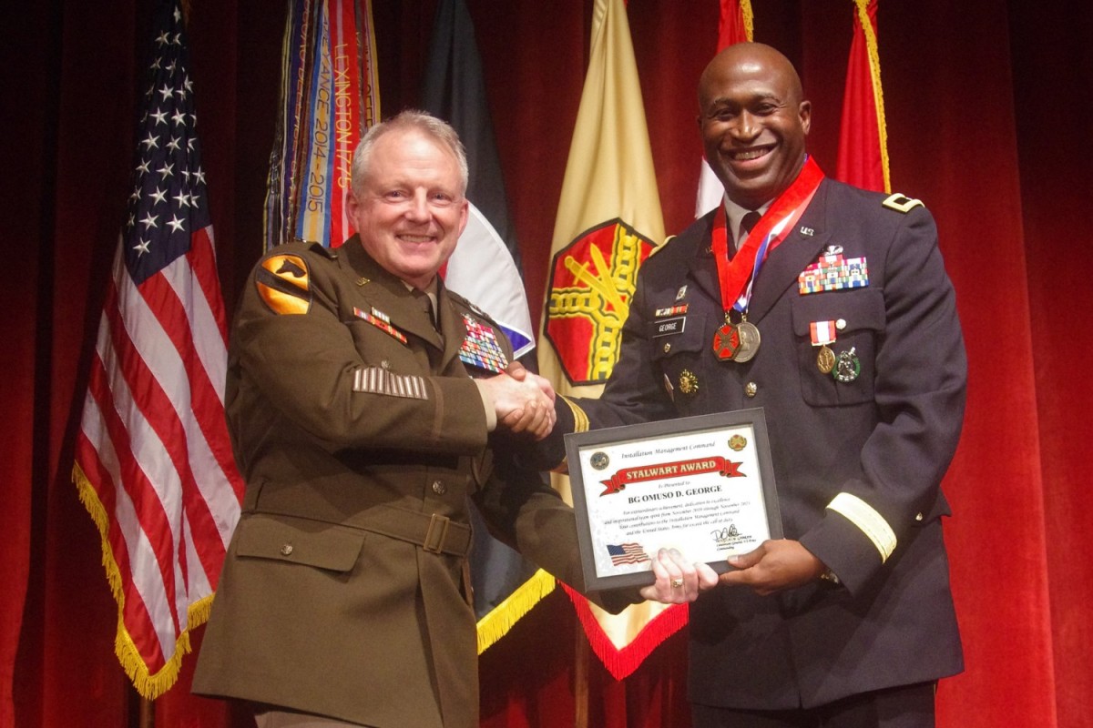 Brig. Gen. Omuso George retires as IMCOM G8 Director | Article | The ...