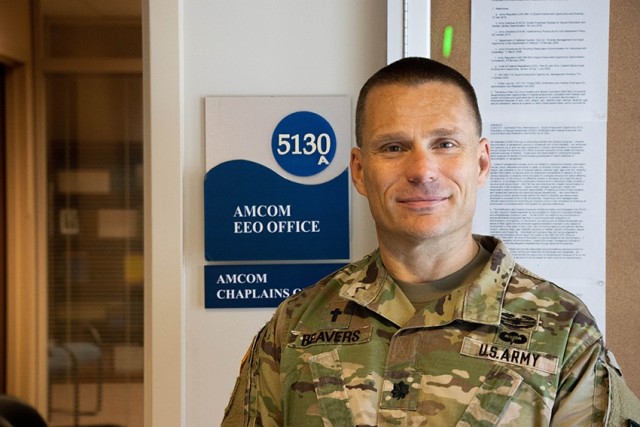 AMCOM welcomes Lt. Col. David Beavers as its new command chaplain ...