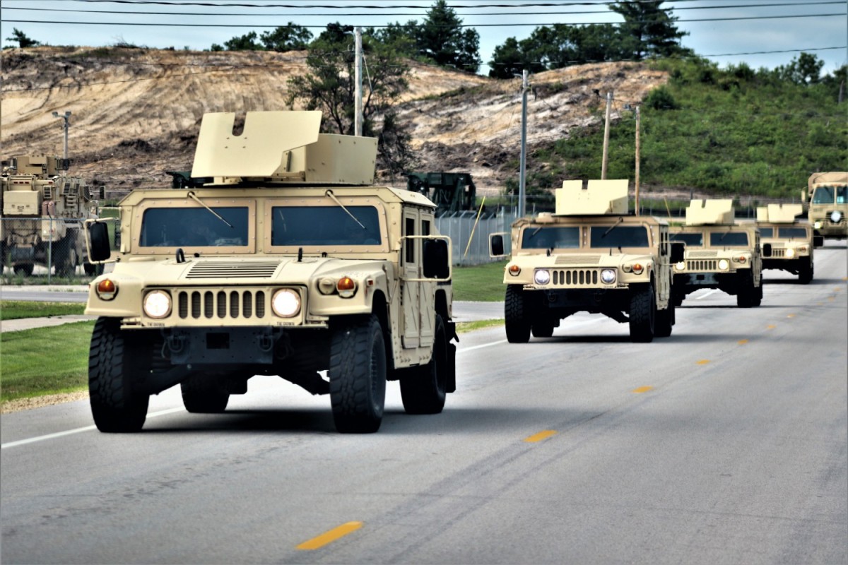 Photo Essay: Convoy training operations for Pershing Strike '21 at Fort ...