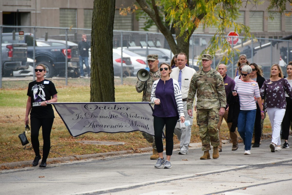 Arsenal conducts Domestic Violence Awareness March | Article | The ...