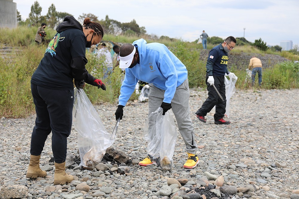 Camp Zama volunteers partner with neighboring city for river clean-up ...